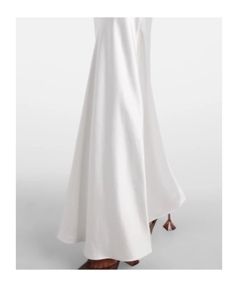 SELF-PORTRAIT Christopher Kane Lace-trimmed Satin Gown