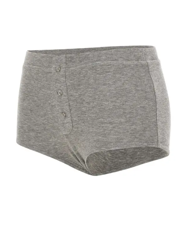 ENTIRE STUDIOS Limone Ribbed Booty Shorts