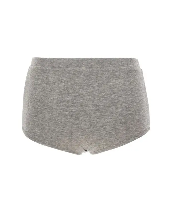 ENTIRE STUDIOS Limone Ribbed Booty Shorts