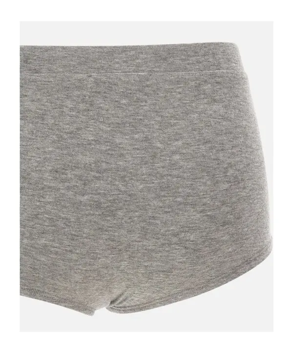 ENTIRE STUDIOS Limone Ribbed Booty Shorts