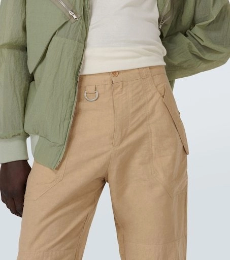 RANRA Stymir Cotton And Linen-blend Straight Pants