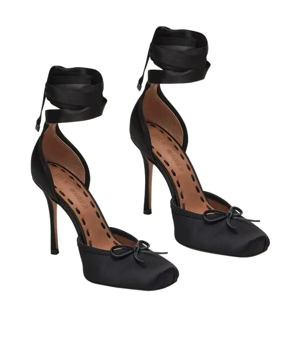 Steve Madden Larina Ankle-tie Heeled Pumps