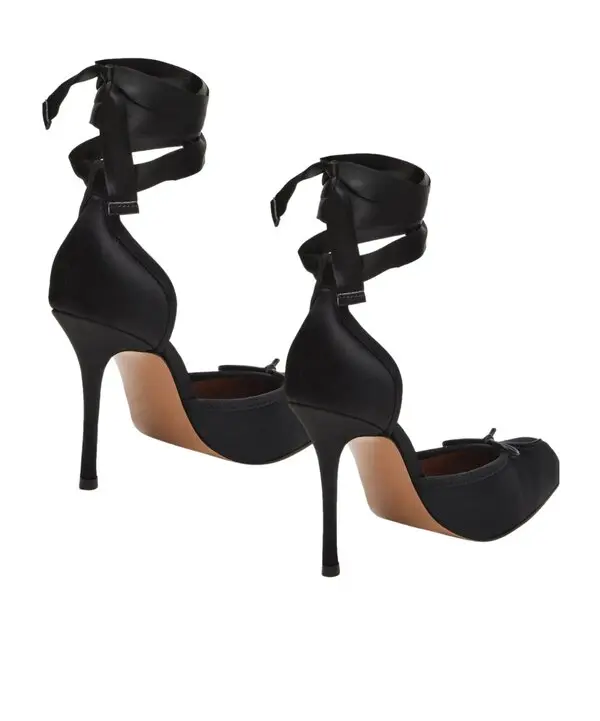 Steve Madden Larina Ankle-tie Heeled Pumps