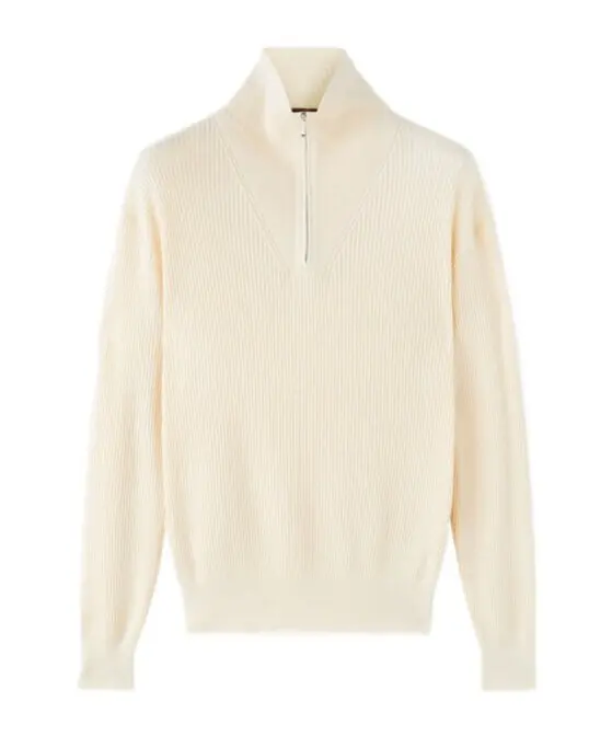 Loro Piana High-neck Sweater - Cream
