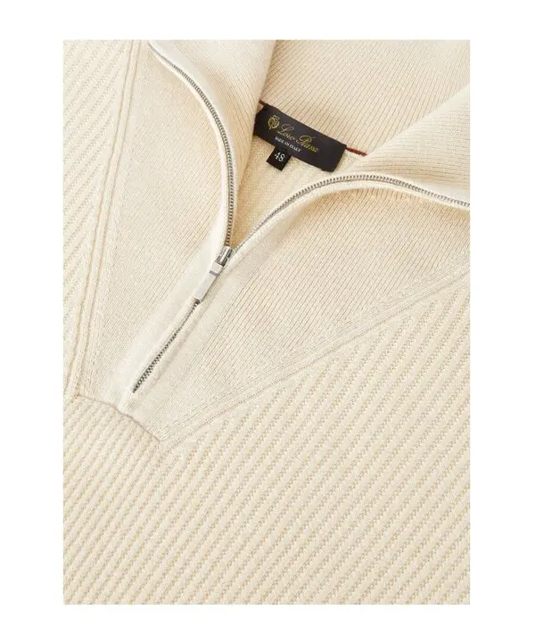 Loro Piana High-neck Sweater - Cream