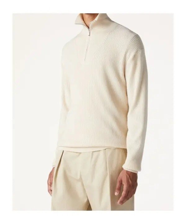 Loro Piana High-neck Sweater - Cream