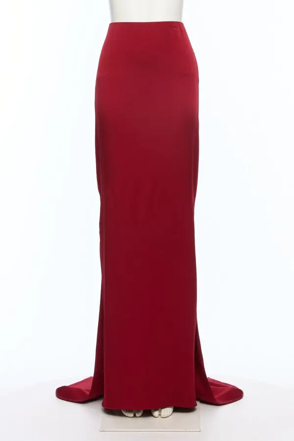 Valentino Garavani Pleated Midi Skirt - Red