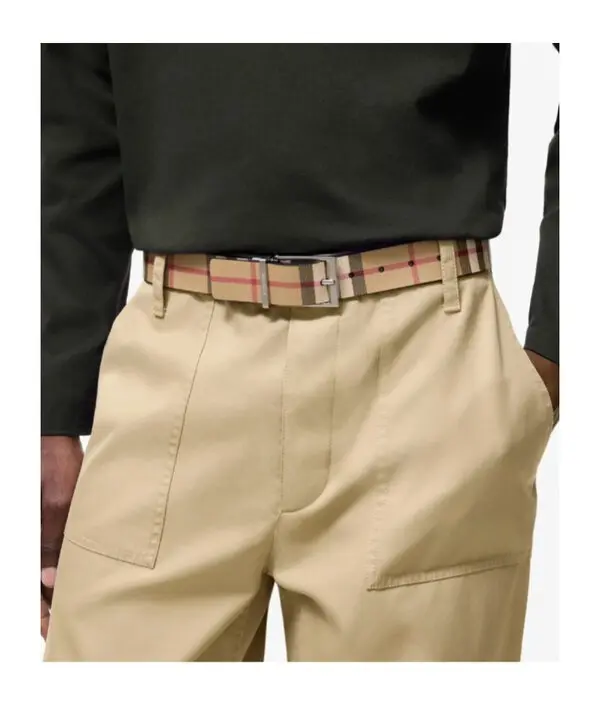 Burberry Reversible Check Belt