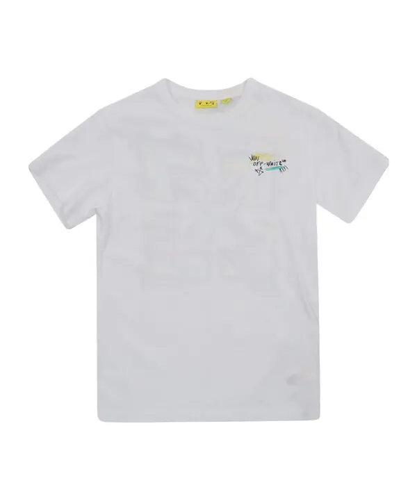 Off-White Arrow Scribble' Tee Short Sleeves - White