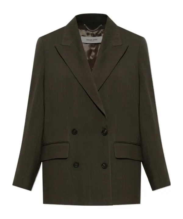 GOLDEN GOOSE Double Breasted Blazer - Black