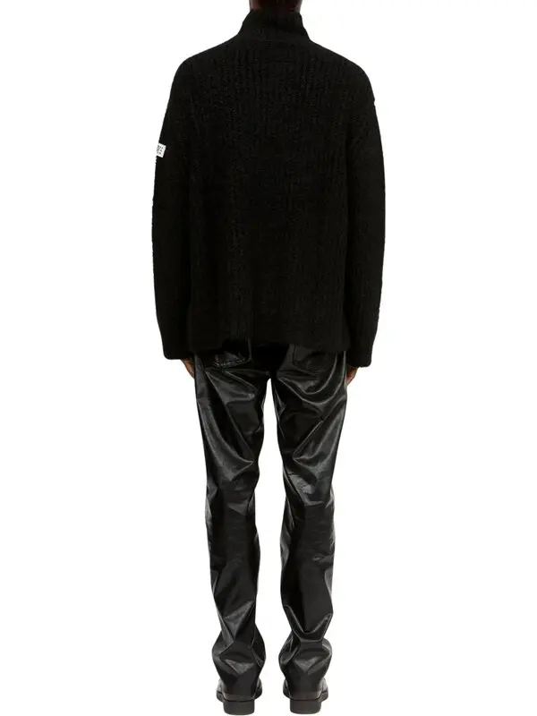 MAISON MARGIELA High Neck Knit Pullover - No