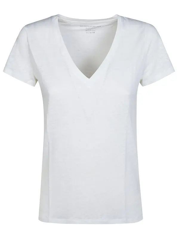 Majestic International Soft V-neck Mini T-shirt For