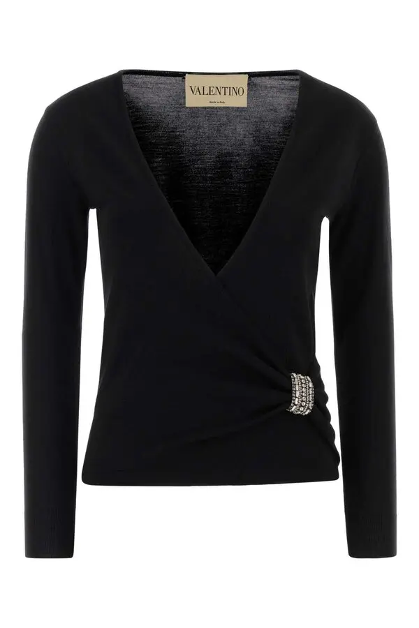 Valentino Garavani Virgin Wool Sweater - Black