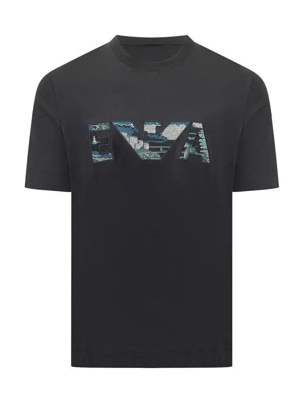 Emporio Armani T-shirt With Raised Logo