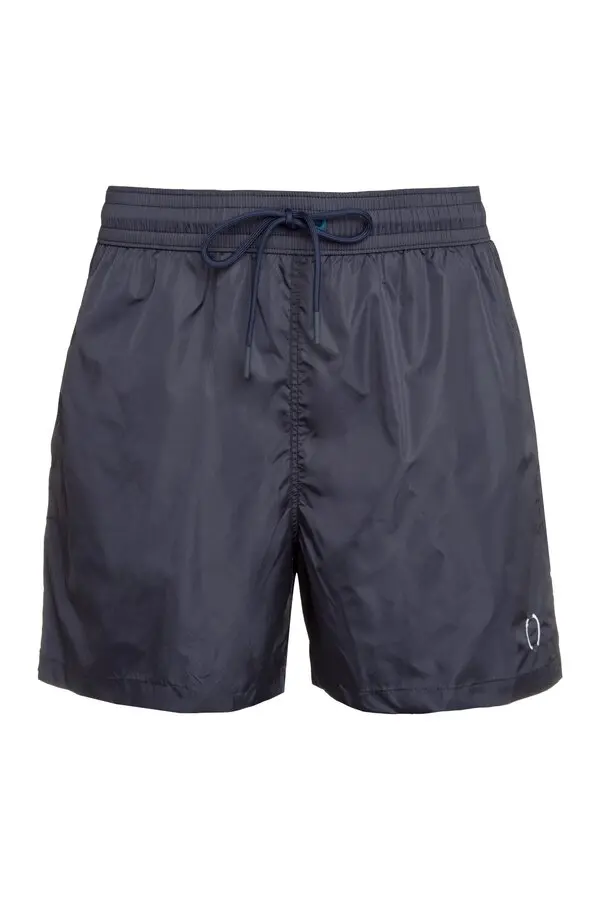 THE ALPHABET Swim Shorts With Side Pockets