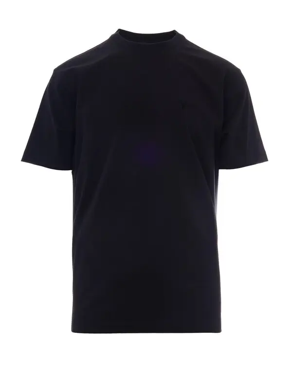 Y3 Mock Neck Short-sleeve T-shirt - Black