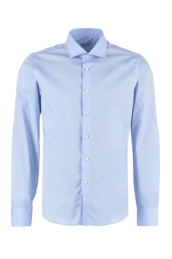THE ALPHABET The Alphabet Stretch Cotton Shirt