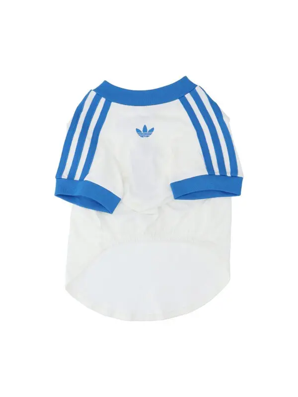 Adidas Logo Detail Cotton T-shirt - White