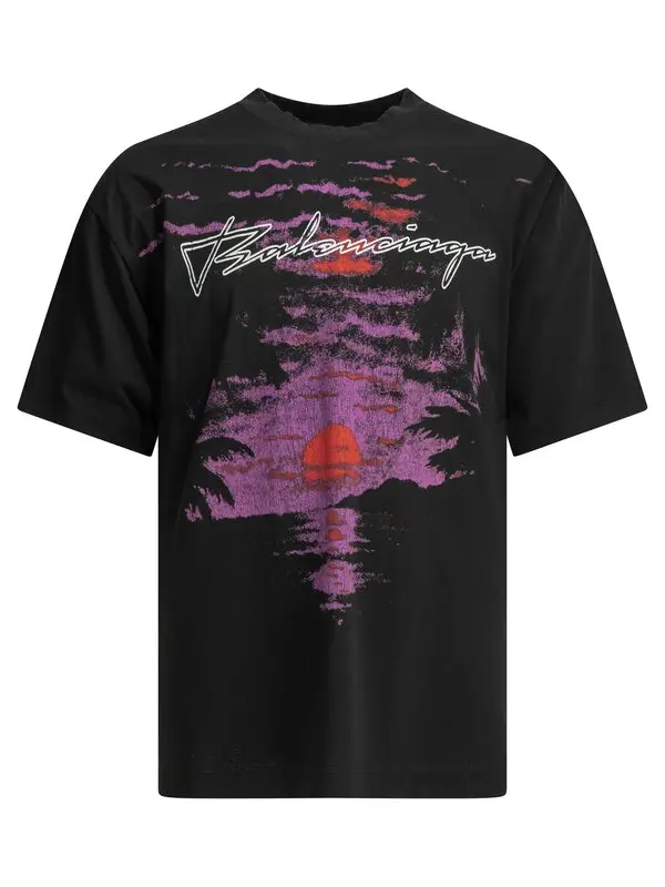 Balenciaga Relaxed Fit 'drethestanem' T-shirt Short Sleeve - Black