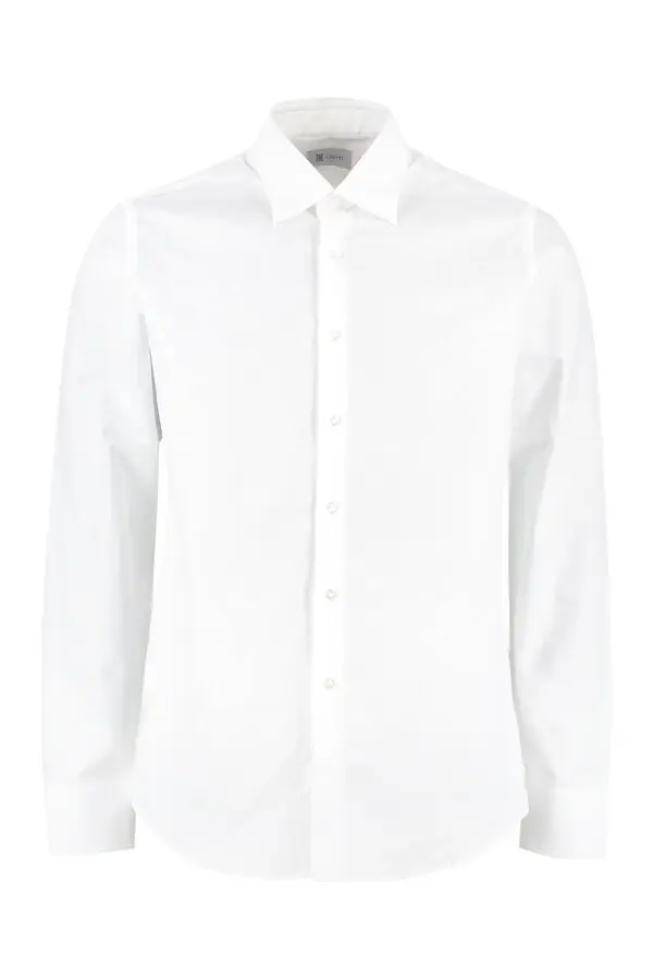 THE ALPHABET The Oxford Cotton Shirt With Rounded Hem