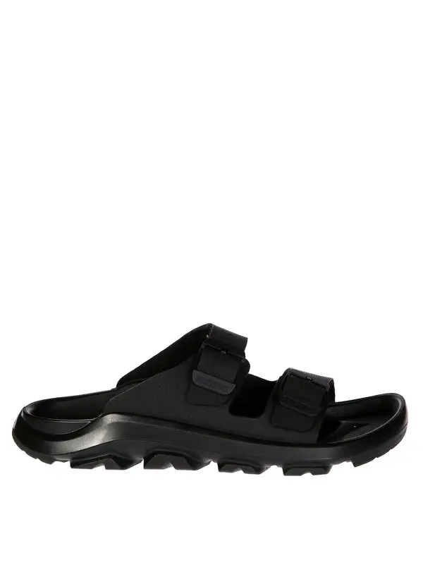BIRKENSTOCK Comfortable Double Buckle Slide Sandals For - Nero