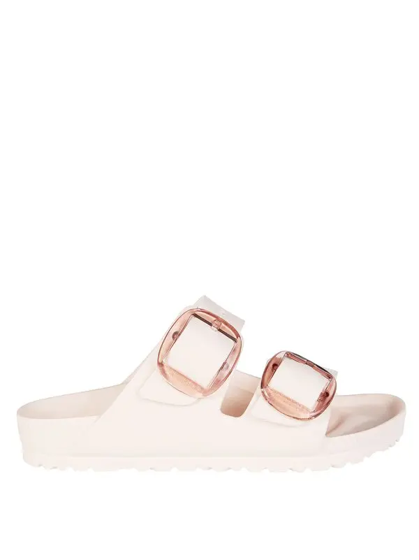 BIRKENSTOCK Big Buckle Slide Sandals - Rosa