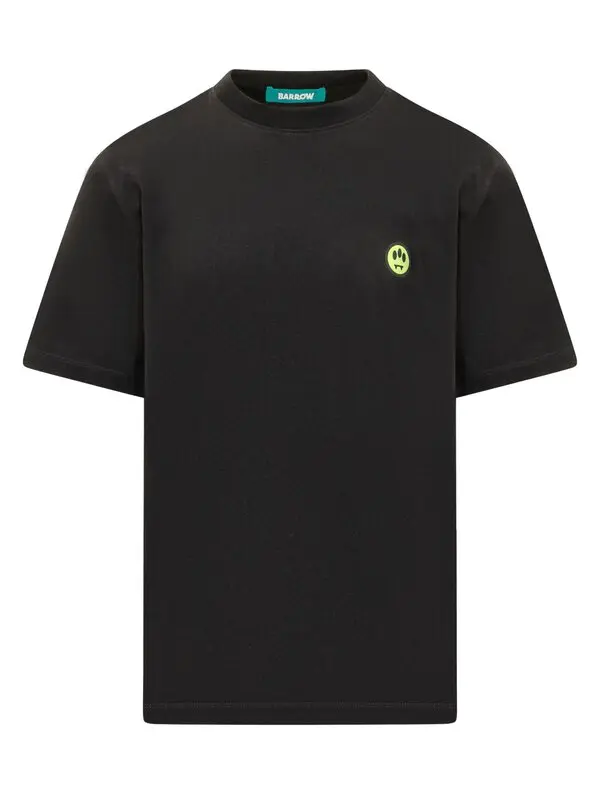 BARROW Stampaint Graphic Mini T-shirt - Nero-off White