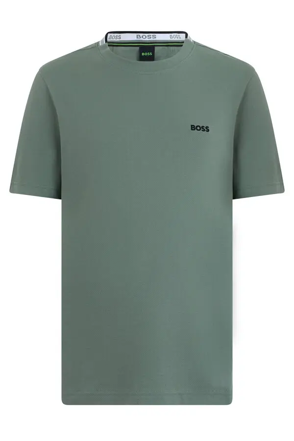 BOSS Cotton Short-sleeve Crew Neck T-shirt