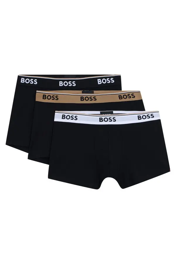 BOSS Set Of Three Cotton Stretch Boxers
