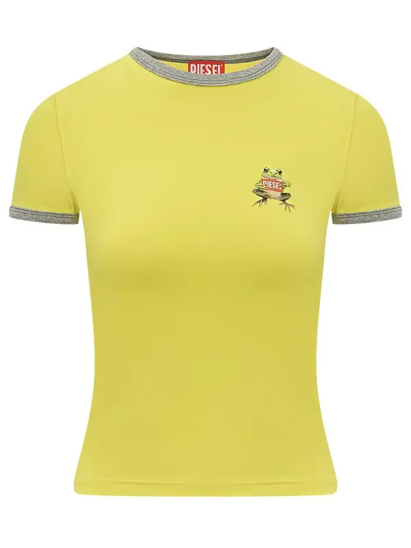 DIESEL® Trendy Graphic T-shirt - Giallo