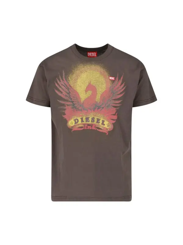 DIESEL® 100% Cotton Logo T-shirt