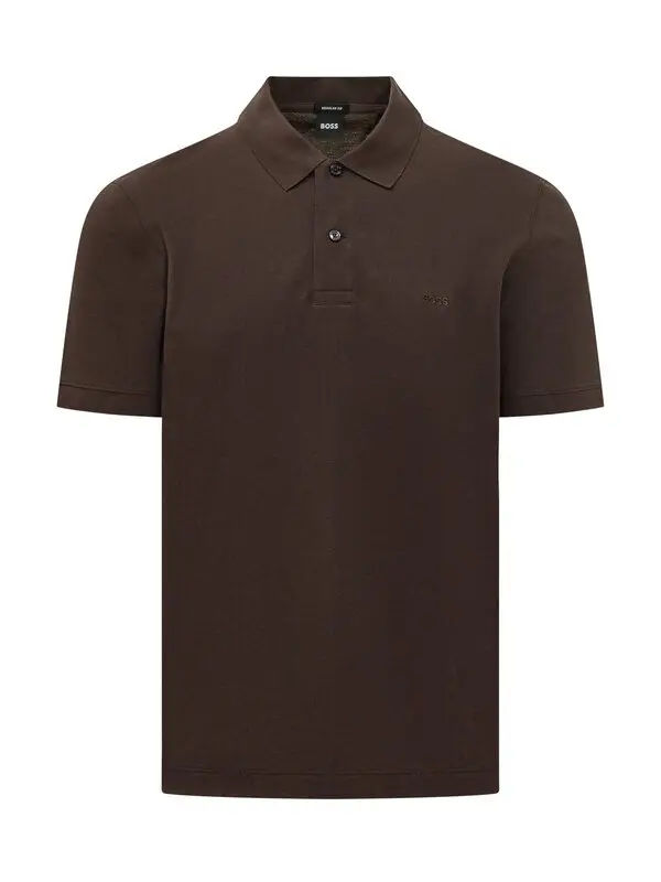 BOSS Classic Polo With Button Closure