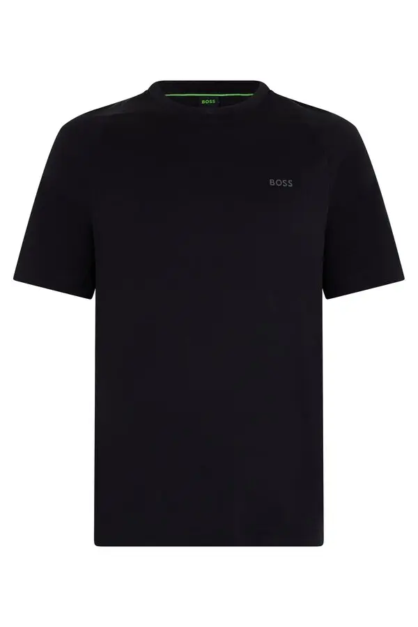 BOSS Cotton Jersey T-shirt Short Sleeve - Black