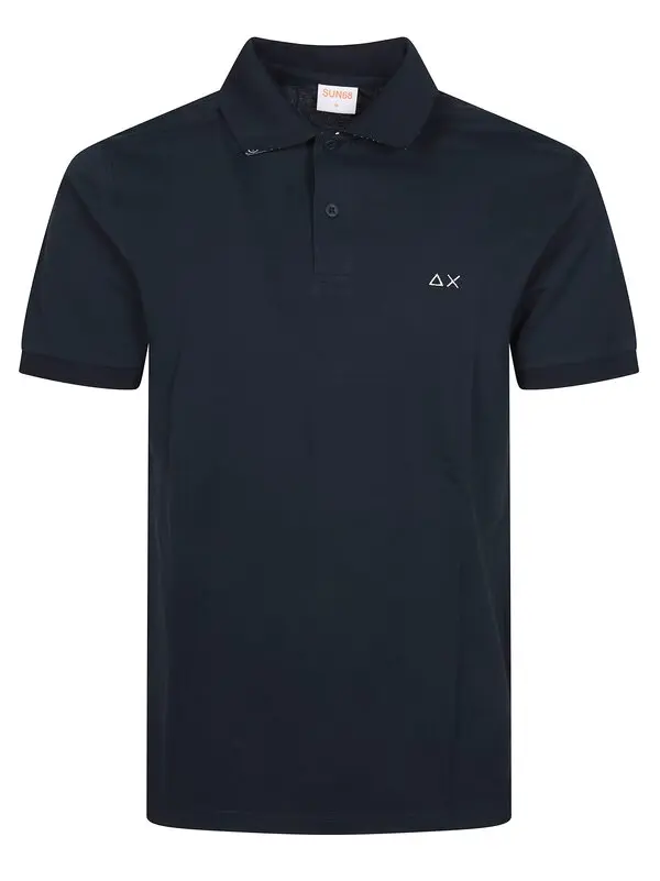 SUN 68 Bandana Neck Polo Shirt