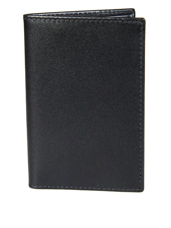 Comme Des Garçons Classic Leather Line Mini Wallet For - Nero