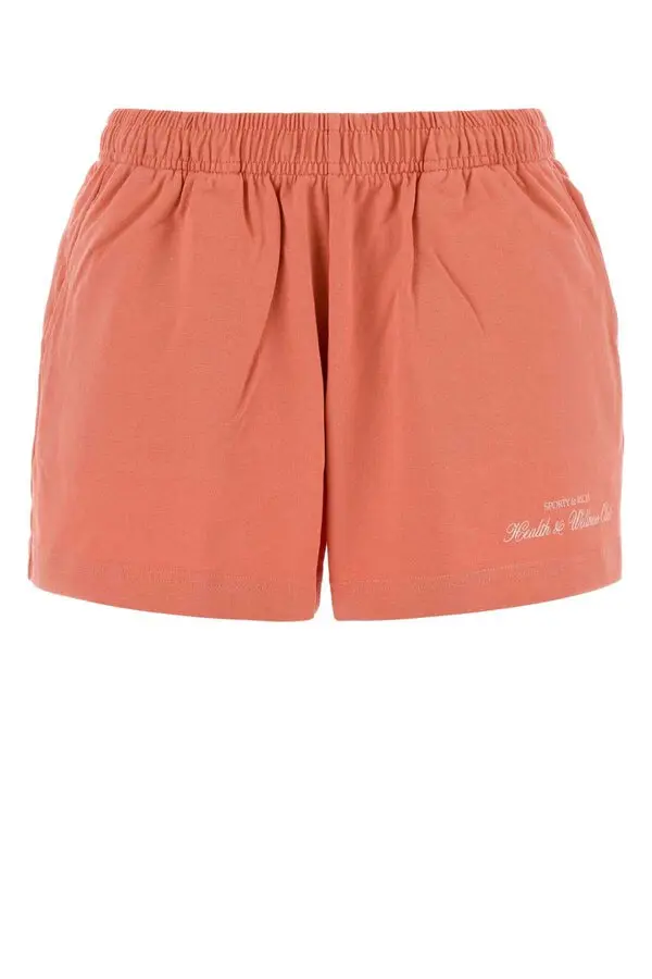SPORTY & RICH Cotton Lucy Shorts - Pink