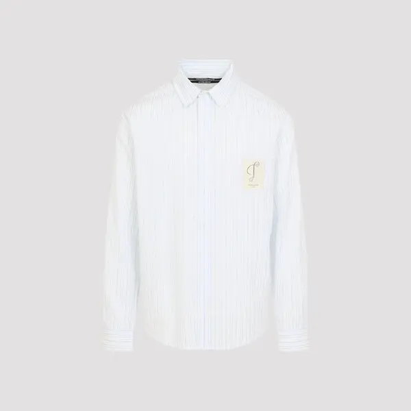 Jacquemus Cotton Jacquard Shirt - Blue