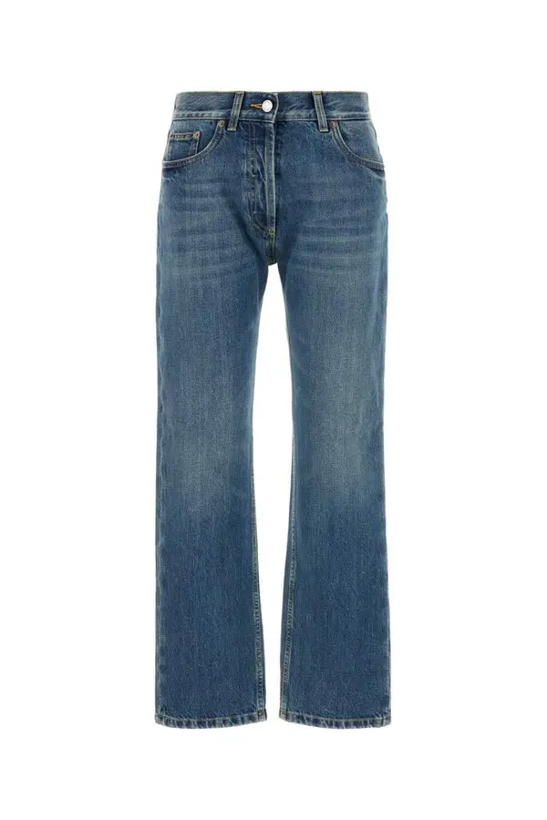 Prada High-waist Wide-leg Jeans - Blue