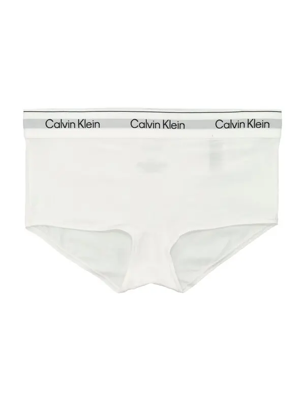 Calvin Klein Cotton Modal Culotte With Seamless Waistband - White