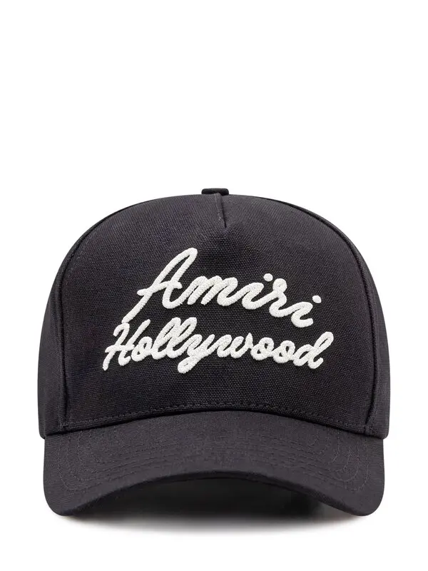Amiri Hollywood Canvas Hat - Black