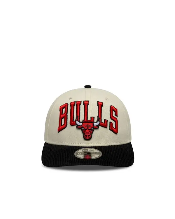 New Era Chicago Bulls Embroidered Baseball Cap - Light Beige