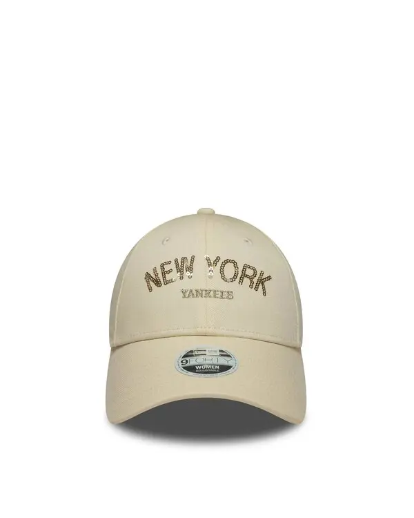 New Era Classic Crown Visor Hat - Light Beige