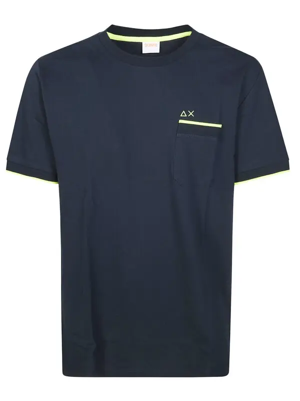 SUN 68 Mini Piquet Pocket T-shirt