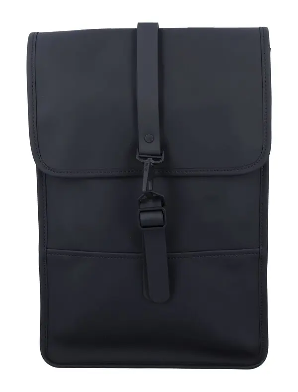 Rains Compact Mini Backpack 44cm X 29cm X 11cm Perfect For Urban Adventures - Black