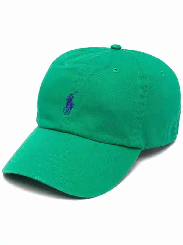Polo Ralph Lauren Signature Embroidered Pony Cotton Cap - Verde
