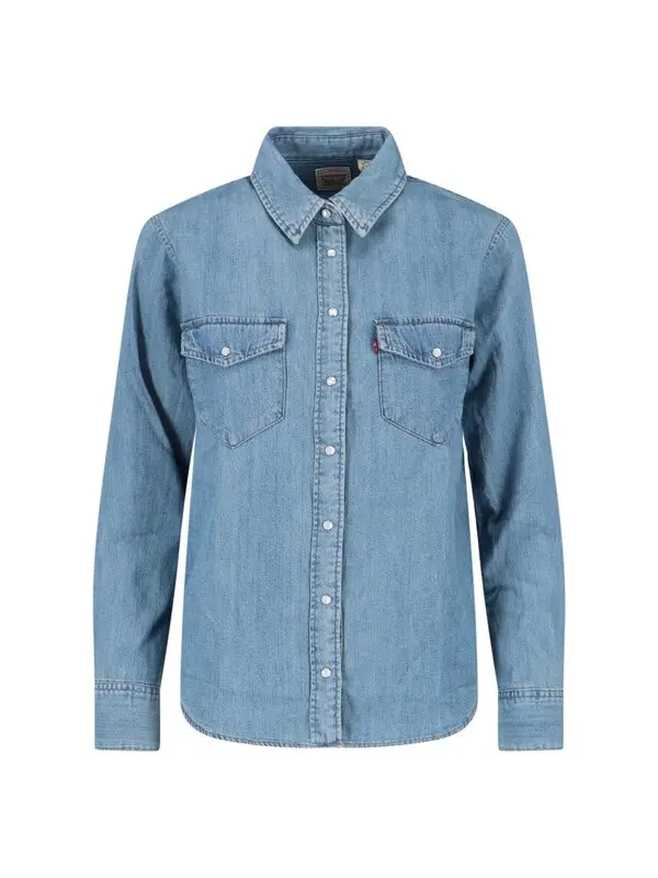 LEVI'S STRAUSS Western Cotton Denim Shirt