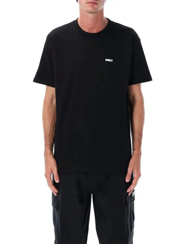 Obey Sound & Resistance Bird Graphic Tee - Black