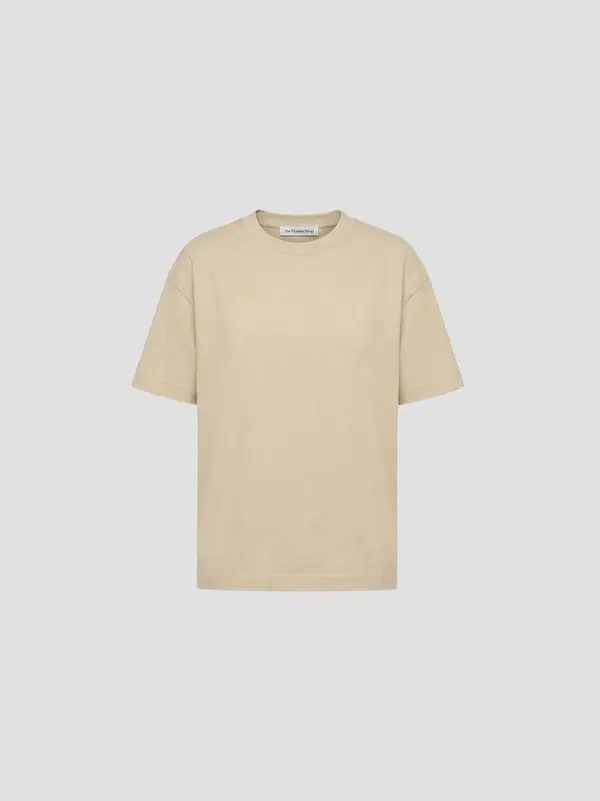 THE FRANKIE SHOP The Ultimate Boxy Tee - Beige
