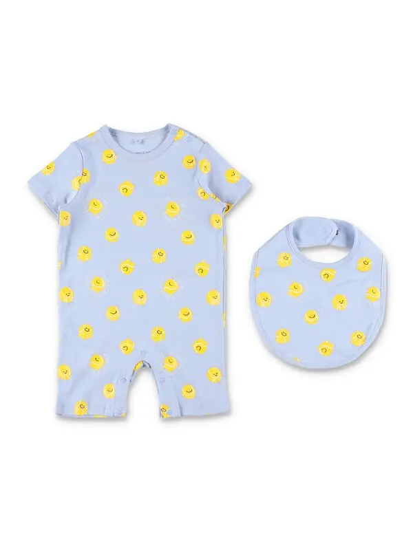 Stella McCartney Mini Tennis Ball Motif Organic Cotton Two-piece Set
