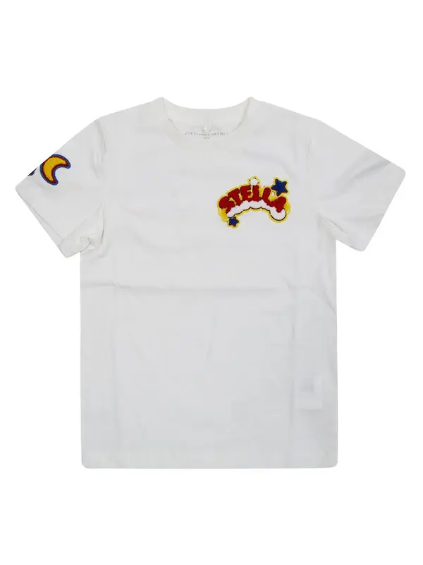 Stella McCartney Embroidered Teddy Floral T-shirt